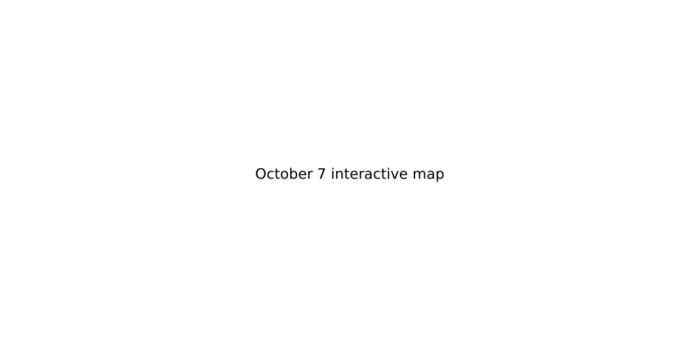 October 7 interactive map